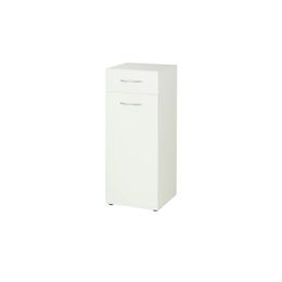 M&ouml;bel Kraft Kommode mit W&auml;schebox wei&szlig; Ma&szlig;e (cm): B: 40 H: 98 T: 40.0 &raquo; M&ouml;bel Kraft
