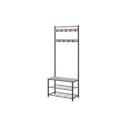 M&ouml;bel Kraft Kompaktgarderobe grau Ma&szlig;e (cm): B: 70 H: 175 &raquo; M&ouml;bel Kraft