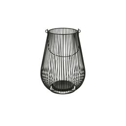 M&ouml;bel Kraft Windlicht schwarz Metall,Glas Ma&szlig;e (cm): H: 26,5 &Oslash;: 19.0 &raquo; M&ouml;bel Kraft