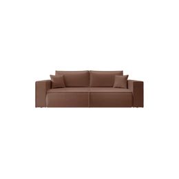 Selsey Schlafsofa Farese Cuero braun Ma&szlig;e (cm): B: 257 H: 86 &raquo; M&ouml;bel Kraft