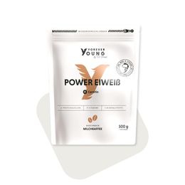 forever young Power Eiwei&szlig; Nachf&uuml;llbeutel - Milchkaffee
