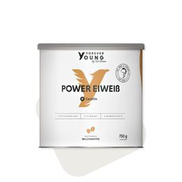 forever young Power Eiwei&szlig; Dose - Milchkaffee