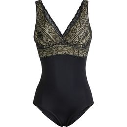 bonprix Medium Shape Body, schwarz, Gr.38, Geschm&uuml;ckter Shape Body mit mittlerer Formkraft f&uuml;r eine schmale Silhouette