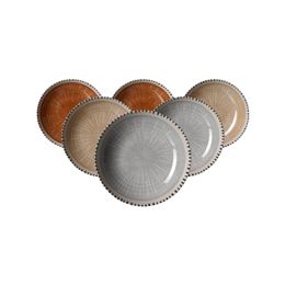 Ritzenhoff & Breker Ritzenhoff & Breker Suppenteller Natura &oslash; 21 cm 6er Set