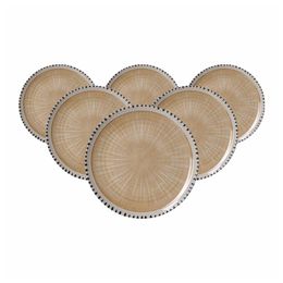 Ritzenhoff & Breker Ritzenhoff & Breker Speiseteller Natura &oslash; 26 cm 6er Set