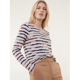 Walbusch Baumwollshirt Abstract Stripe