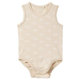 Topomini Baby Body mit Fahrzeuge-Print