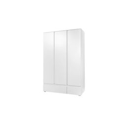 Smart Kleiderschrank BEN &brvbar; wei&szlig; &brvbar; Ma&szlig;e (cm): B: 120 H: 191 T: 55.0 &raquo; H&ouml;ffner