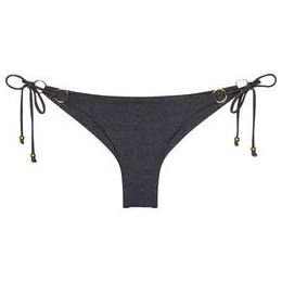 Bikini-Hose Triumph "Summer Sunset Brazilian", Damen, Gr. 46, N-Gr, schwarz, Glitzergarne;Microfaser, Obermaterial: 70% Polyamid, 16% metallisierte Fasern, 14% Elasthan, Badehosen Bikini-Hose, verstellbare Seitenb&auml;nder mit Metallperlen, Glitzergarn