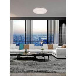 Mantra DIAMANTE SMART Deckenleuchte LED Wei&szlig;, 1-flammig, Fernbedienung