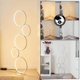 hofstein Rodekro Stehleuchte LED Silber, 1-flammig