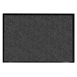 Floordirekt Schmutzfangmatte Sky, Anthrazit, Textil, Uni, rechteckig, 90x300 cm, Made in EU, rutschfest, Teppiche & B&ouml;den, Fu&szlig; & Stufenmatten, Schmutzfangmatten