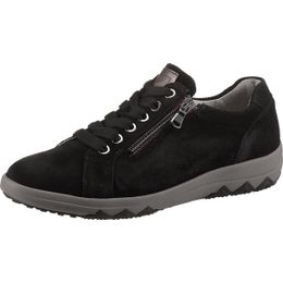 Waldl&auml;ufer Damen Sneaker f&uuml;r kr&auml;ftige F&uuml;&szlig;e schwarz Gr&ouml;&szlig;e 5,5