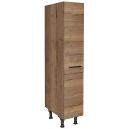 Nobilia Apothekerschrank Structura Eiche dunkel
