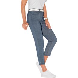 CR&Eacute;ATION L Damen Druckhose in 5-Pocket-Form dunkelblau-bedruckt Gr&ouml;&szlig;e 21