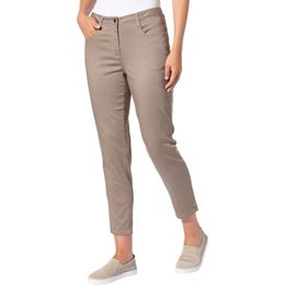 CR&Eacute;ATION L Damen Druckhose in 5-Pocket-Form sesam-bedruckt Gr&ouml;&szlig;e 19