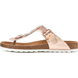 Lascana Damen Zehentrenner ros&eacute;goldfarben Gr&ouml;&szlig;e 42