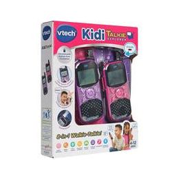 Vtech KidiTalkie Explorer, Walkie-Talkie pink/lila, 2 St&uuml;ck