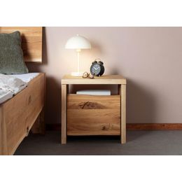 Nachttisch Wildeiche 45x45x45 natur ge&ouml;lt PURE OAK #117