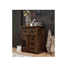 Kommode Mango 70x45x85 braun lackiert RAILWAY #411
