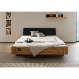 Bett Wildeiche 180x200x81 natur ge&ouml;lt/lackiert KITZB&Uuml;HEL #142