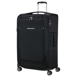 Weichgep&auml;ck-Trolley Samsonite "RE-LITE, verschiedene Gr&ouml;&szlig;en und Farben", Gr. B/H/T: 48cm x 78cm x 33cm 115 l, schwarz, Polyester, Koffer, mit arretierbarem und versenkbarem Druckknopf-Trolleysystem