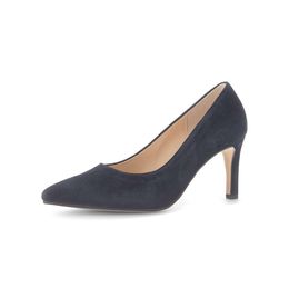 Pumps Gabor "Eleganter Pump", Damen, Gr. 35, schwarz (blau), Schuhe Pumps