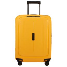 Hartschalen-Trolley Samsonite "ESSENS, verschiedene Gr&ouml;&szlig;en und Farben", Gr. B/H/T: 40cm x 55cm x 20cm 39 l, gelb (radiant gelb), Polypropylen, Strukturmuster, Koffer, mit robustem Polypropylen-Geh&auml;use, mit mehreren F&auml;chern