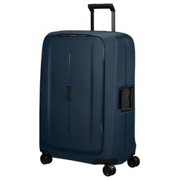 Hartschalen-Trolley Samsonite "ESSENS, verschiedene Gr&ouml;&szlig;en und Farben", Gr. B/H/T: 52cm x 75cm x 33cm 111 l, blau (midnight blau), Polypropylen, Strukturmuster, Koffer, mit robustem Polypropylen-Geh&auml;use, mit mehreren F&auml;chern