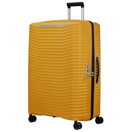 Hartschalen-Trolley Samsonite "UPSCAPE, verschiedene Gr&ouml;&szlig;en und Farben", Gr. B/H/T: 54cm x 81cm x 34cm 133 l, gelb, Polypropylen, gestreift, Koffer, mit Volumenerweiterung, mit Tragegriff oben und seitlich