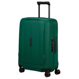 Hartschalen-Trolley Samsonite "ESSENS, verschiedene Gr&ouml;&szlig;en und Farben", Gr. B/H/T: 40cm x 55cm x 20cm 39 l, gr&uuml;n (alpine gr&uuml;n), Polypropylen, Strukturmuster, Koffer, mit robustem Polypropylen-Geh&auml;use, mit mehreren F&auml;chern
