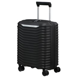 Hartschalen-Trolley Samsonite "UPSCAPE, verschiedene Gr&ouml;&szlig;en und Farben", Gr. B/H/T: 36cm x 45cm x 20cm 28 l, schwarz, Polypropylen, Koffer, mit Volumenerweiterung, mit Tragegriff oben, aus Polypropylen