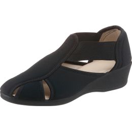 Damen Slipper schwarz, Gr&ouml;&szlig;e 38