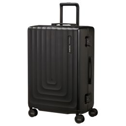 Hartschalen-Trolley Samsonite "FOCUS, verschiedene Gr&ouml;&szlig;en und Farben", Gr. B/H/T: 47cm x 69cm x 27cm 75 l, schwarz (matt graphite), Polycarbonat, Koffer, mit festen Trennw&auml;nden und Rei&szlig;verschlusstaschen