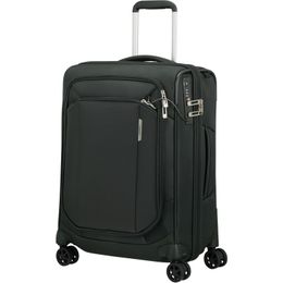 Weichgep&auml;ck-Trolley Samsonite "RESPARK exp, verschiedene Gr&ouml;&szlig;en und Farben", Gr. B/H/T: 40cm x 55cm x 23cm 43 l, gr&uuml;n (forest gr&uuml;n), Polyester, Polyurethan, unifarben, Koffer, voll gef&uuml;tterter Innenraum, mit Packgurten und Trennwand