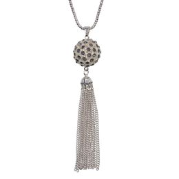 Collierkettchen Steuer "Metall glanz Glasstein lila", silber, Halsketten, Damen, 90cm, Metall, L: 90, glitzernd