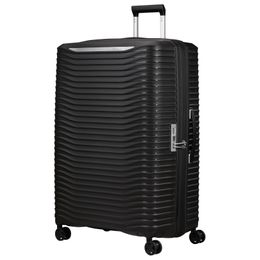Hartschalen-Trolley Samsonite "UPSCAPE, verschiedene Gr&ouml;&szlig;en und Farben", Gr. B/H/T: 54cm x 81cm x 34cm 133 l, schwarz, Polypropylen, gestreift, Koffer, mit Volumenerweiterung, mit Tragegriff oben und seitlich