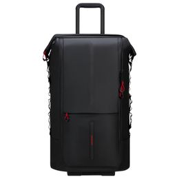 Weichgep&auml;ck-Trolley Samsonite "ECODIVER", Gr. B/H/T: 40cm x 82cm x 25cm 80 l, schwarz, Nylon, Polyester, Koffer, mit gro&szlig;z&uuml;gigem Packvolumen, mit leichtg&auml;ngigem Teleskopgriff