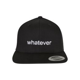 Snapback Cap MisterTee "MisterTee Whatever Snapback", Herren, Gr. onesize, schwarz, wei&szlig;, 100% Baumwolle, Caps