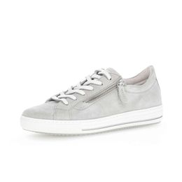Sneaker Gabor "Sneaker low", Damen, Gr. 37,5, grau, Schuhe Sneaker