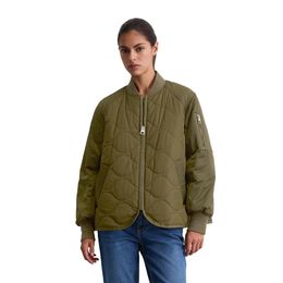 Marc O'Polo Outdoorjacke MARC O'POLO "im Cape-Stil", Damen, Gr. 36, gr&uuml;n (mossy olive), Obermaterial: 100% Polyester, unifarben, regular fit, Rippb&uuml;ndchen, Jacken Outdoorjacke