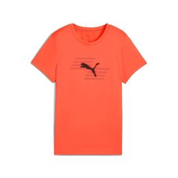 Puma x Hyrox Poly Graphic Tee Bekleidung Damen rot XS