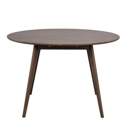 Pharao24.de Tisch Esszimmer rund in Eiche dunkelbraun 115 cm breit