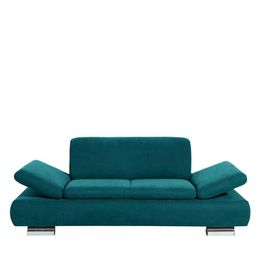 Pharao24.de Zweisitzer Sofa mit Fu&szlig;gestell aus Metall modernem Design