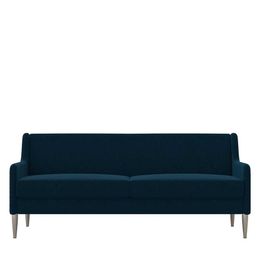 Pharao24.de Sofa in Dunkelblau Armlehnen