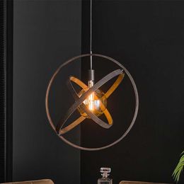Pharao24.de H&auml;ngelampe Metall im Industry und Loft Stil 55 cm breit