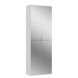 Pharao24.de Garderobenschrank mit 4 Spiegel T&uuml;ren 61 cm breit