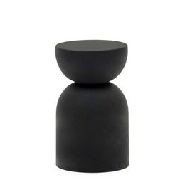 Pharao24.de Moderner Beistelltisch schwarz aus Metall Skandi Design