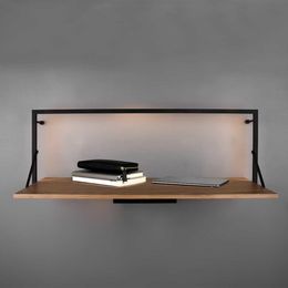 Pharao24.de Beleuchtetes Wandboard 30 cm tief Metallgestell
