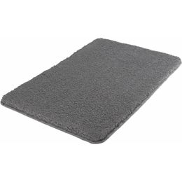 Badematte Meusch "Super Soft" Gr. 14, grau (anthrazit), H:23mm, Polyacryl, Badematten, Badematte, Badteppich, Uni Farben, besonders flauschig & weich, waschbar